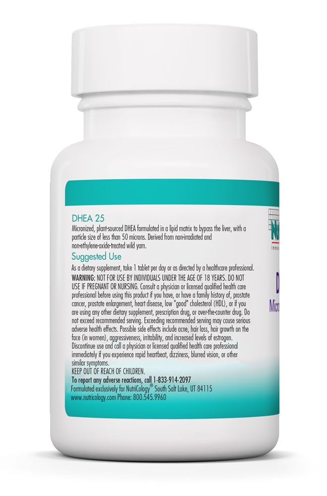 NutriCology DHEA for hormonal balance