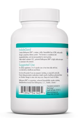 Nutricology IndoleGard health supplement features