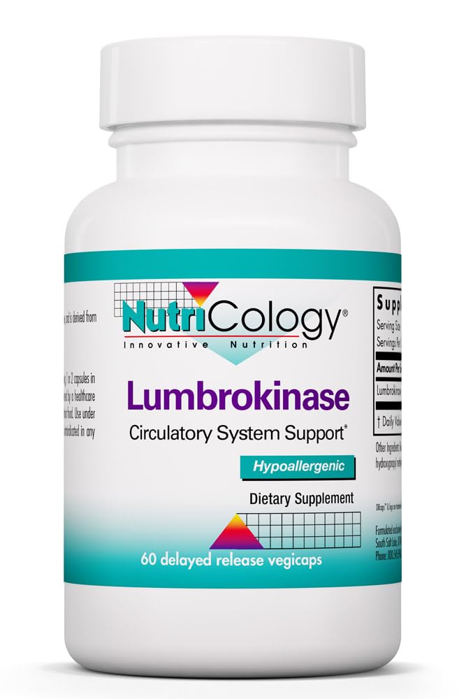 Nutricology Lumbrokinase digestive support