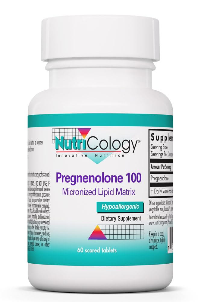 NutriCology Pregnenolone 100 mg tablets