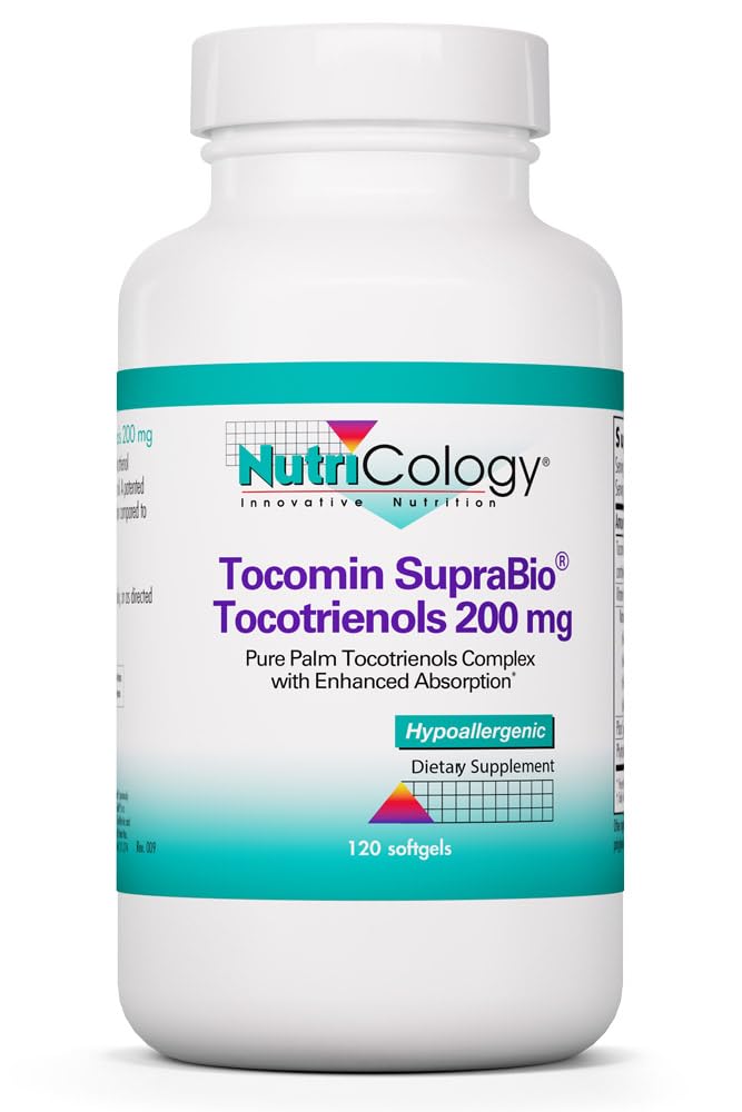 Nutricology Tocomin SupraBio tocotrienols benefits