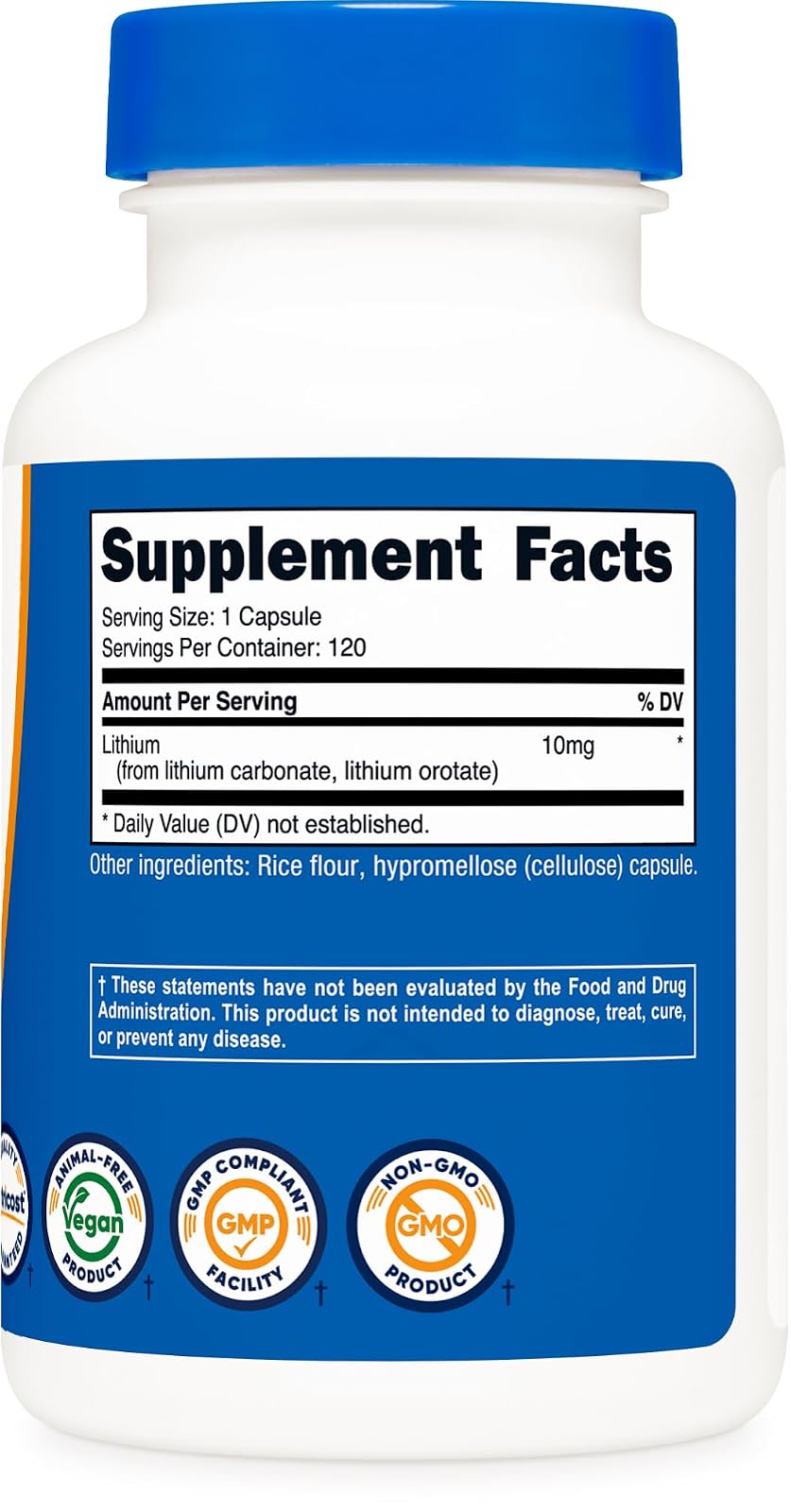 Nutricost 120 capsules for daily use