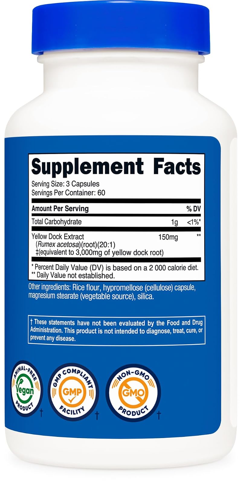 Nutricost 180 capsules for daily wellness