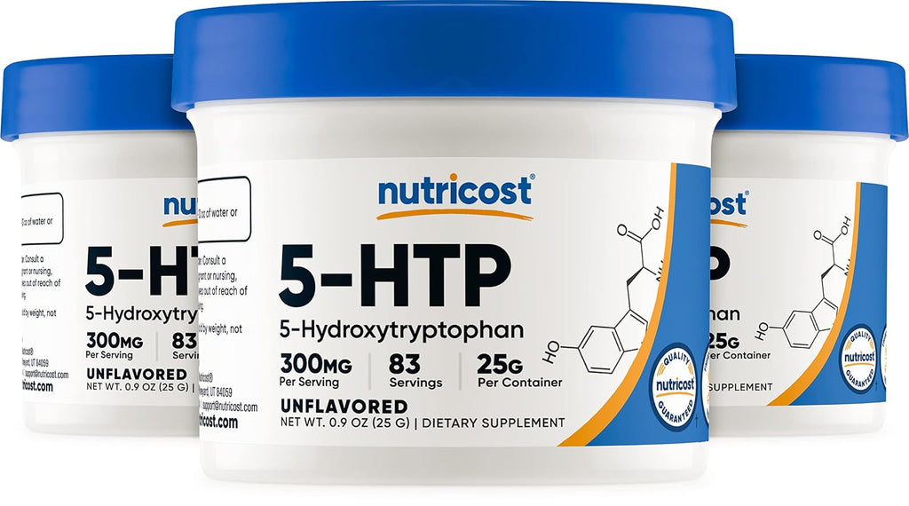 Nutricost 5-HTP powder for mood support