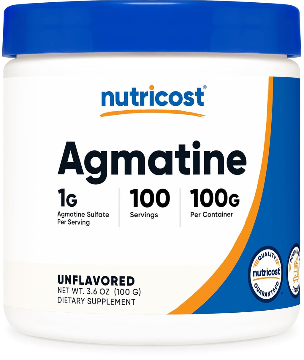 Nutricost Agmatine Powder for pre-workout energy