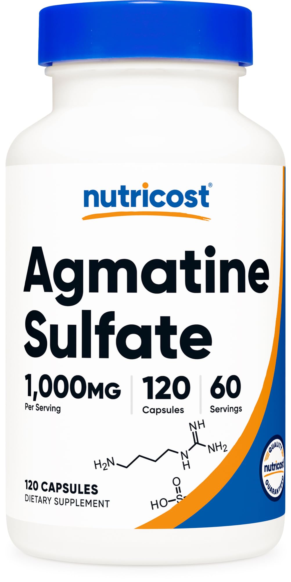 Nutricost Agmatine Sulfate capsules for energy