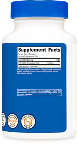 Nutricost AKG for optimal health benefits