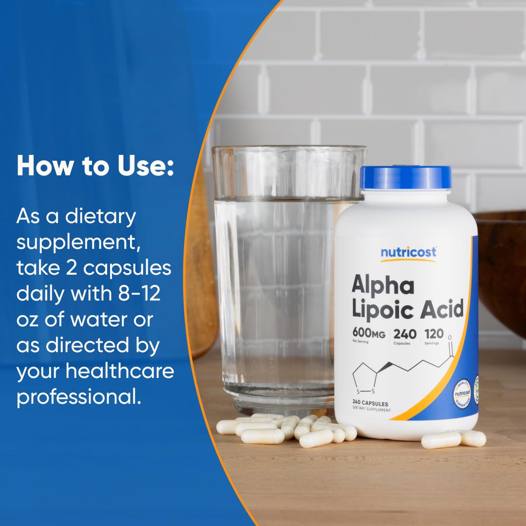 Nutricost alpha lipoic acid dosage