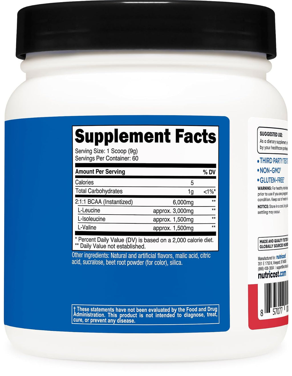 Nutricost amino acids for endurance