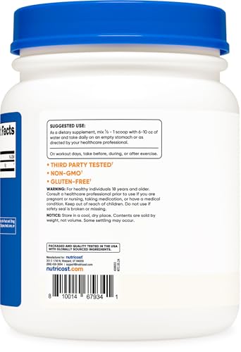 Nutricost amino acids for enhanced performance
