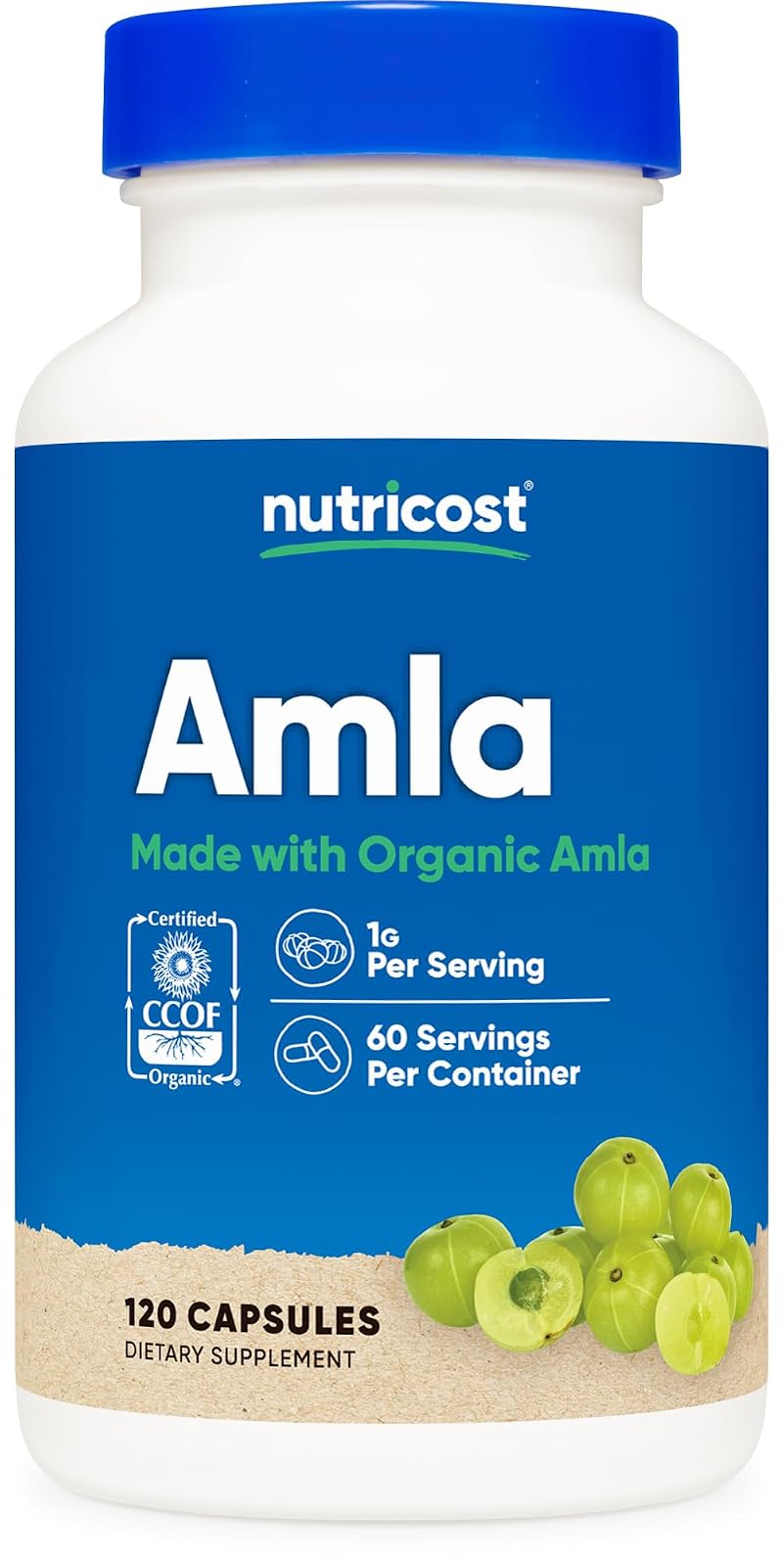 Nutricost Amla capsules for immune support