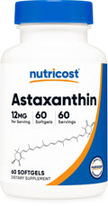 Nutricost Astaxanthin 12 mg benefits
