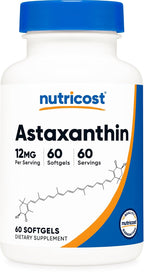 Nutricost Astaxanthin 12 mg benefits