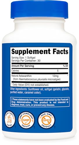 Nutricost Astaxanthin immune system boost