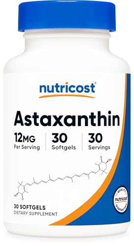 Nutricost Astaxanthin softgels for wellness