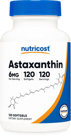 Nutricost Astaxanthin softgels for wellness