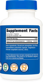 Nutricost B12 supports nerve health