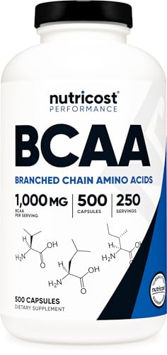 Nutricost BCAA 1000 mg capsules