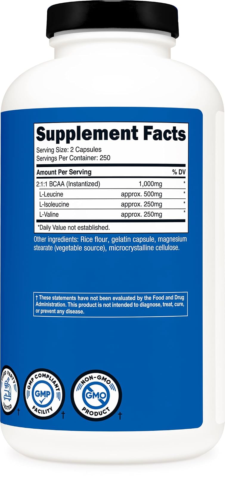 Nutricost BCAA for optimal muscle growth