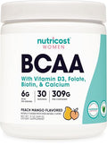 Nutricost BCAA for women peach mango