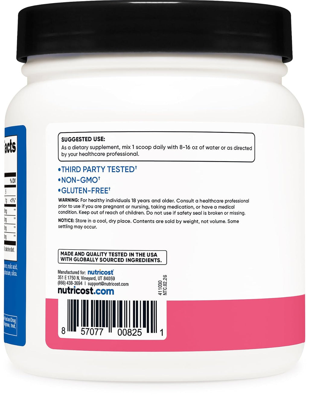 Nutricost BCAA for workout support