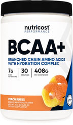 Nutricost BCAA hydration powder peach rings
