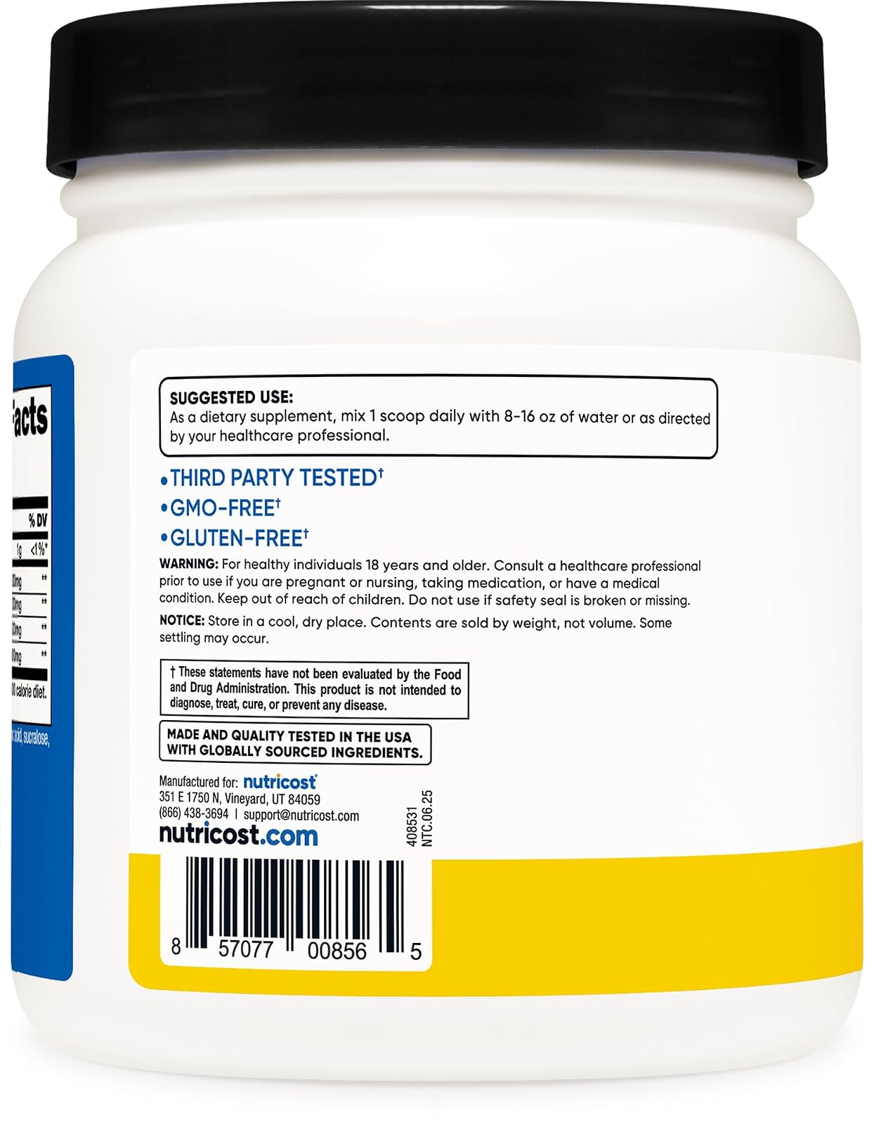Nutricost BCAA powder 60 servings