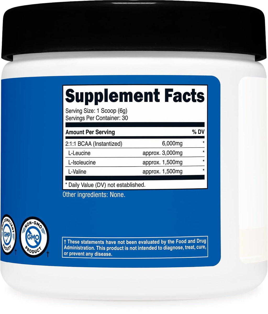 Nutricost BCAA powder for post-workout support