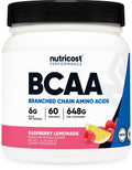 Nutricost BCAA powder raspberry lemonade