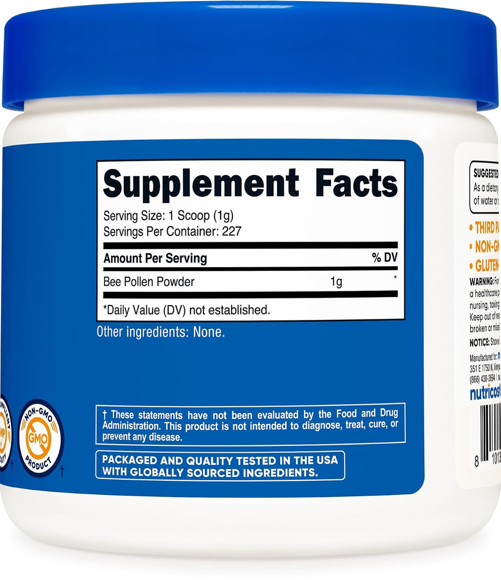 Nutricost bee pollen for seniors