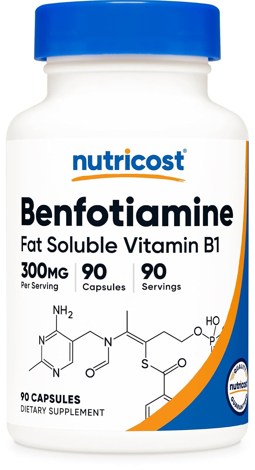 Nutricost benfotiamine 300 mg capsules