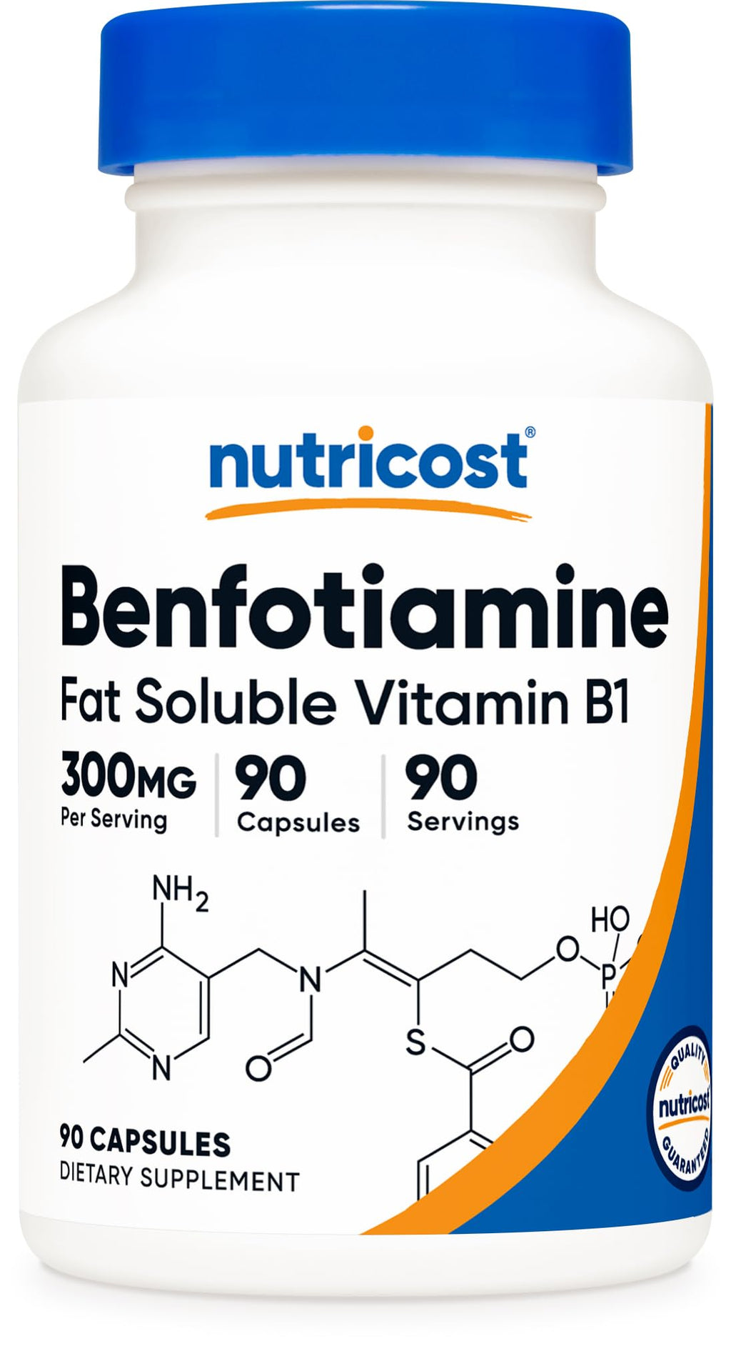 Nutricost Benfotiamine 300mg capsules