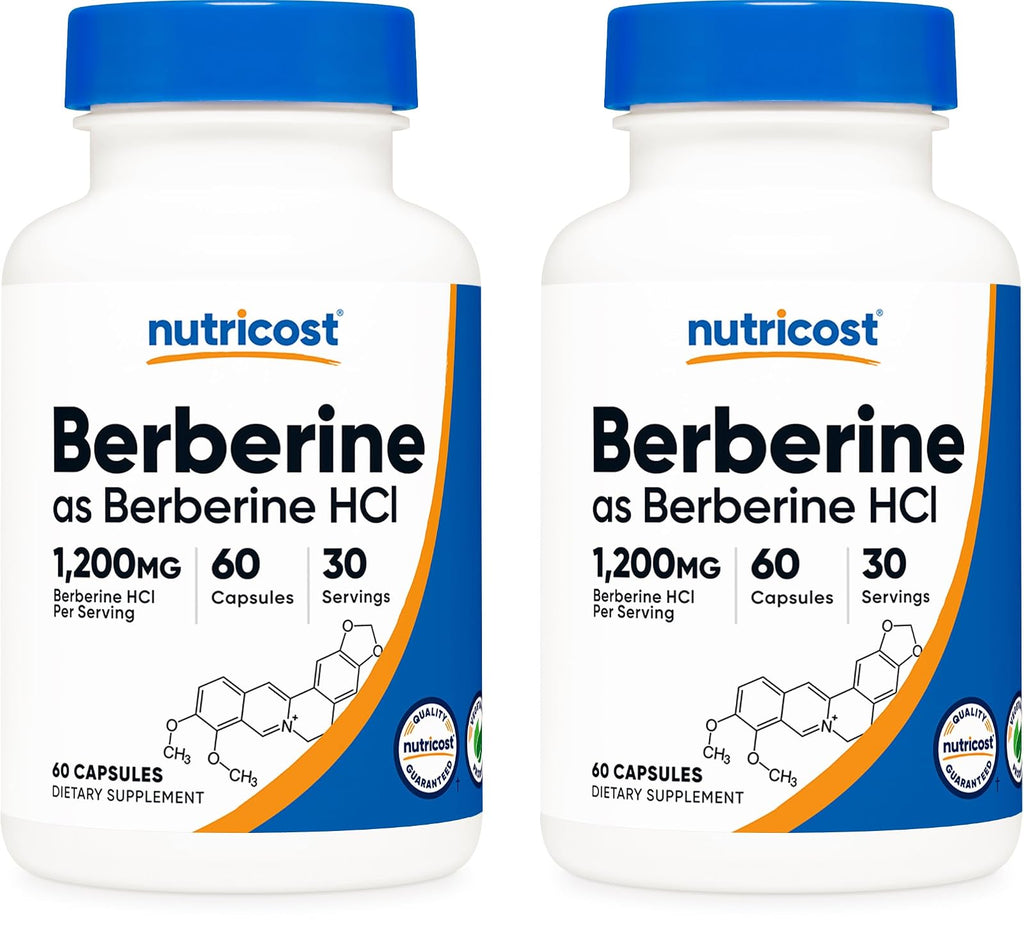 Nutricost berberine HCl capsules for wellness