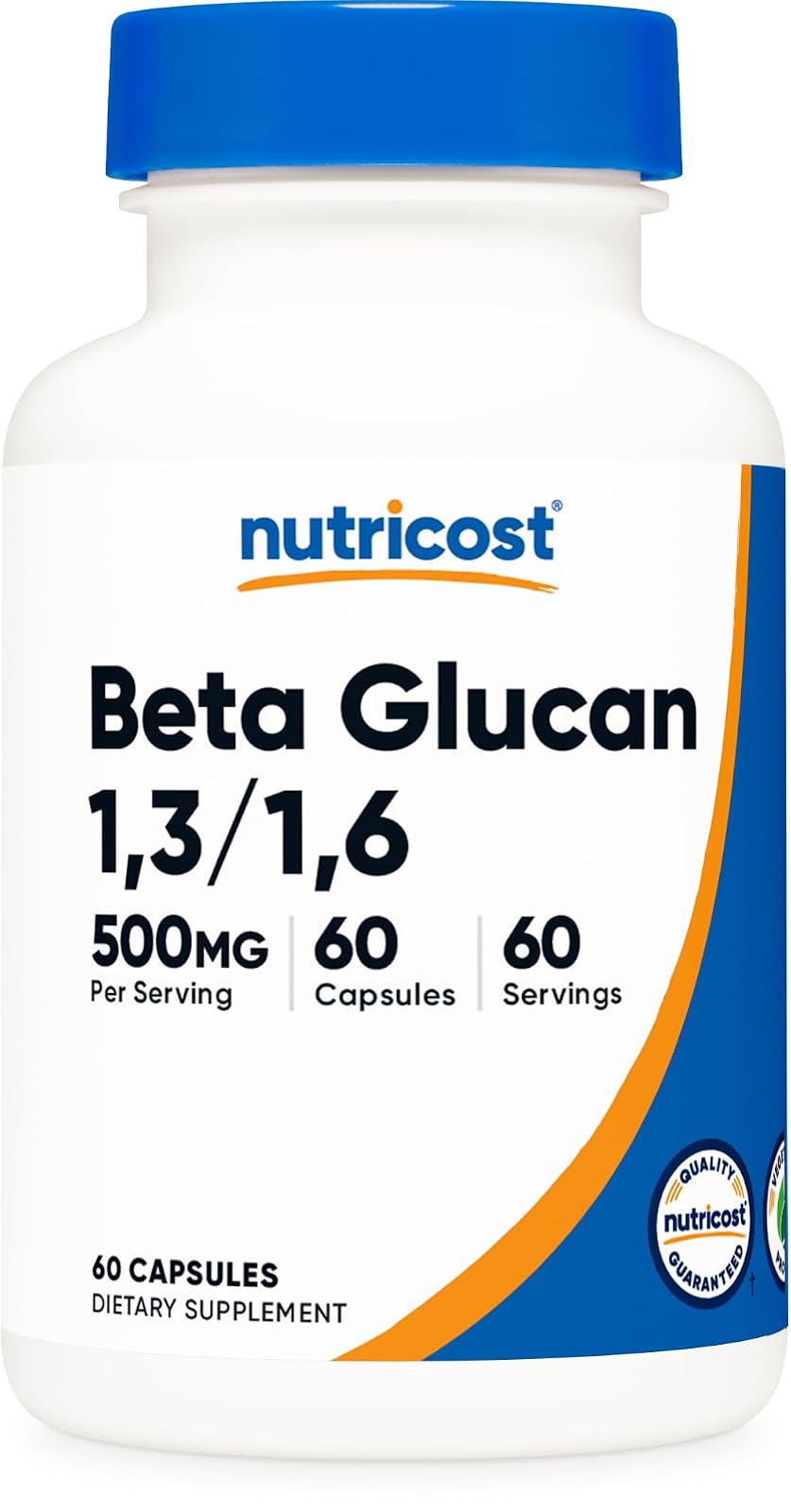 Nutricost Beta Glucan 500 mg capsules
