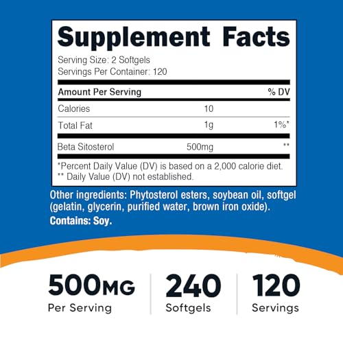 Nutricost Beta Sitosterol for cholesterol support