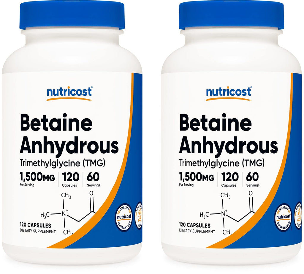 Nutricost Betaine Anhydrous capsules for energy