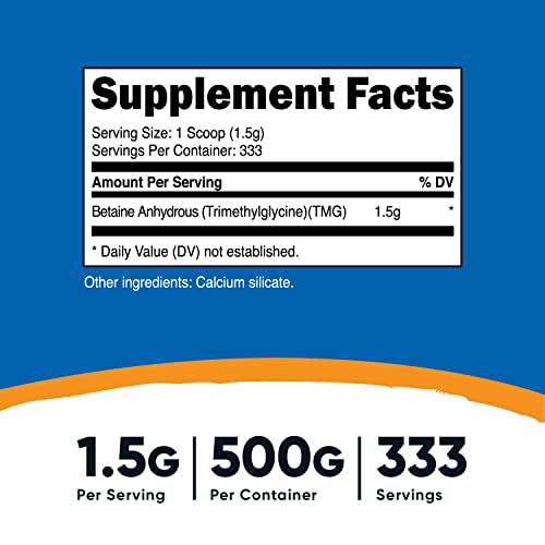 Nutricost Betaine Anhydrous health support