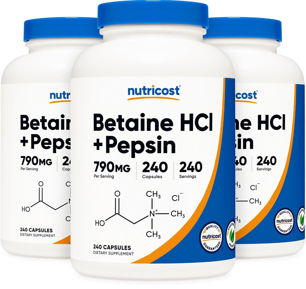 Nutricost Betaine HCl digestive enzymes