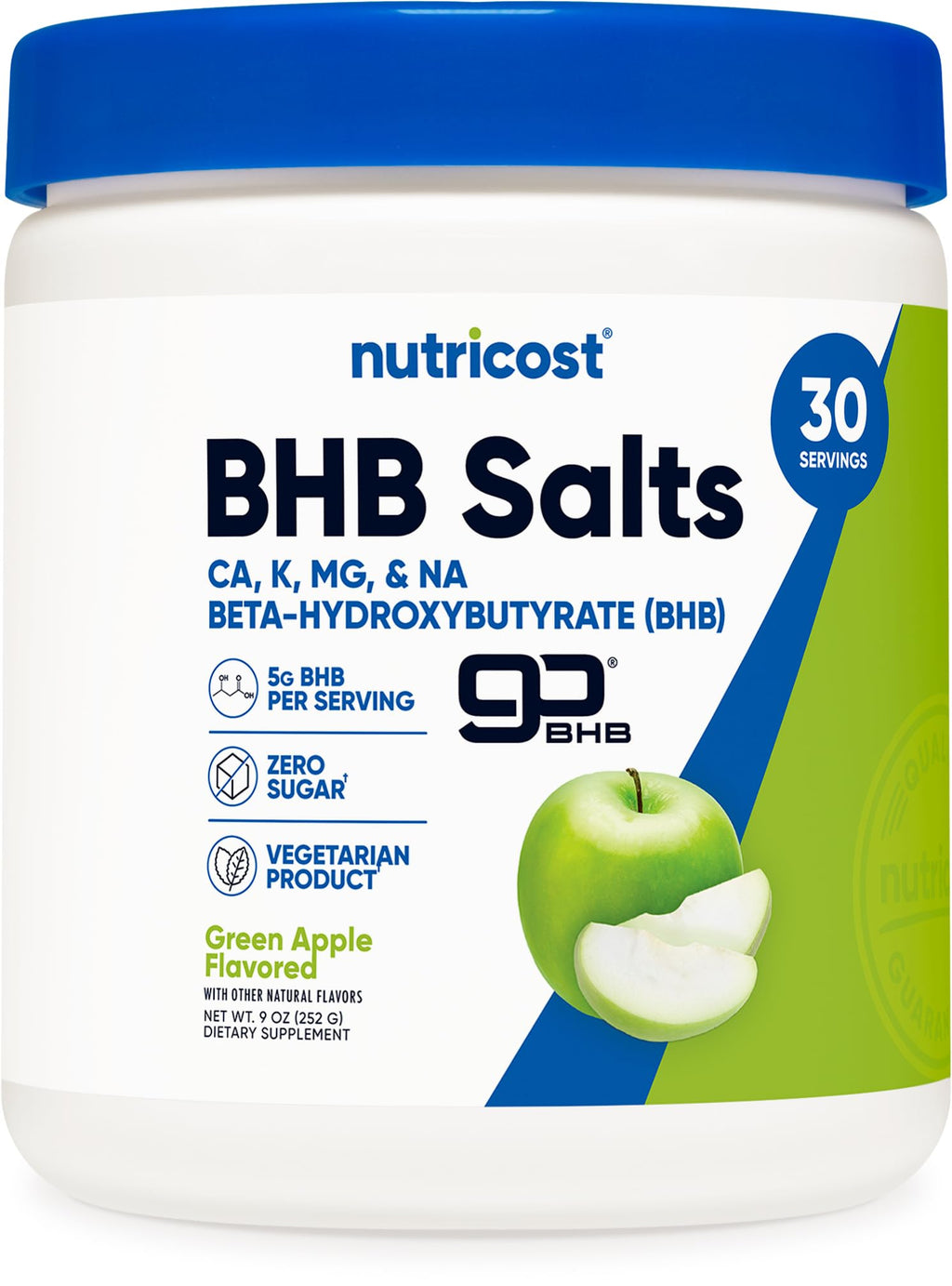 Nutricost BHB Salts Green Apple flavour