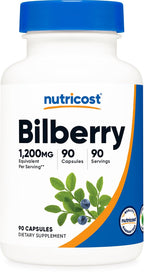 Nutricost bilberry extract capsules