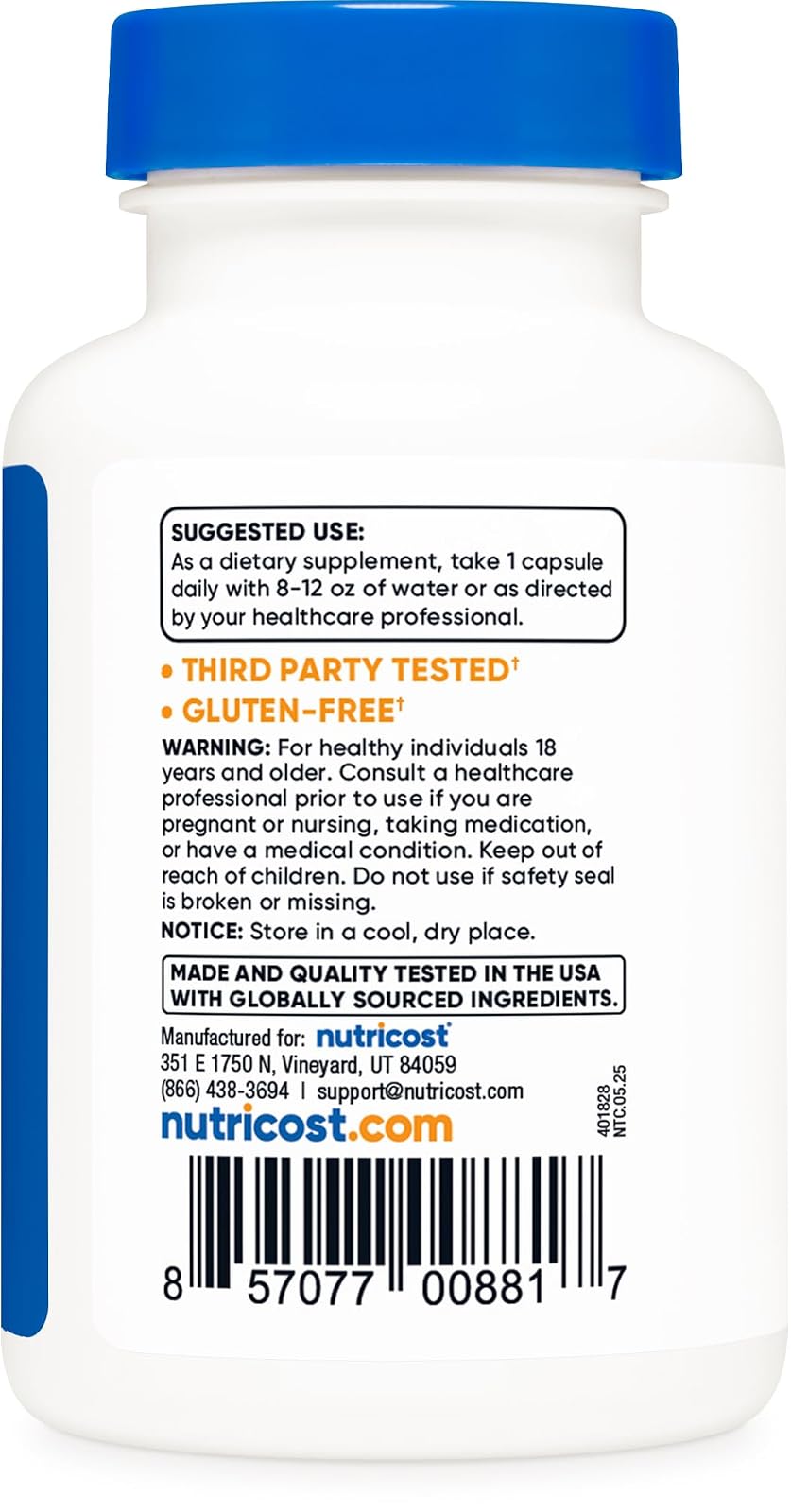 Nutricost bilberry for antioxidant support