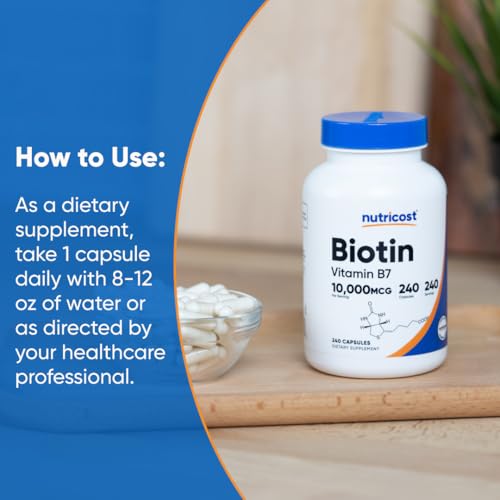Nutricost biotin for overall wellness