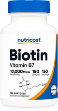 Nutricost biotin softgels for hair health