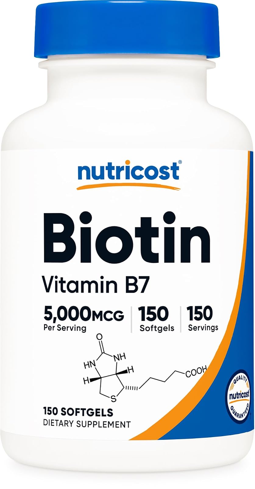 Nutricost biotin softgels for hair