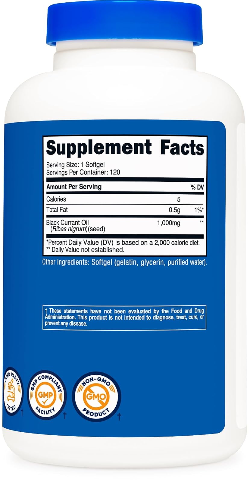 Nutricost black currant oil dosage