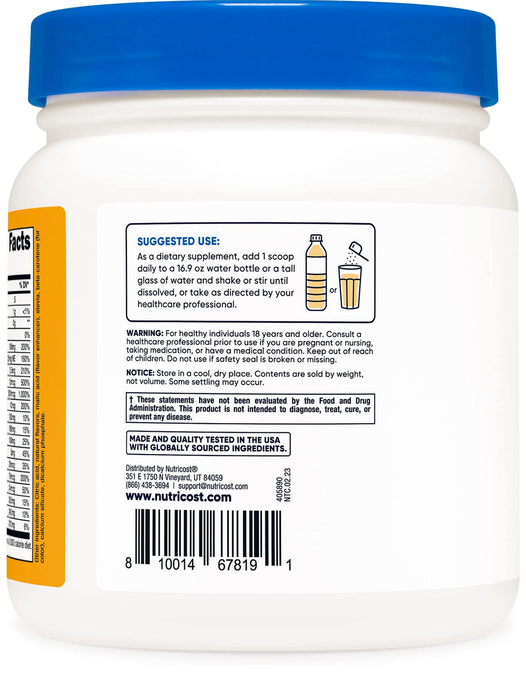 nutricost blended vitamin benefits