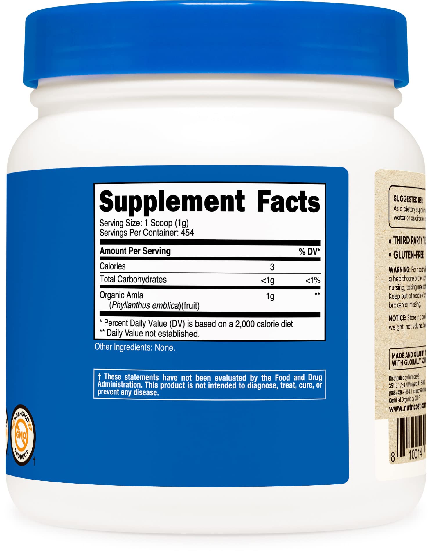 nutricost blended vitamin powder features