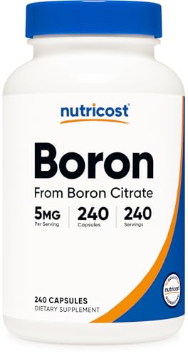 Nutricost Boron 5 mg capsules