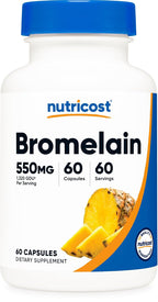 Nutricost Bromelain digestive enzyme capsules