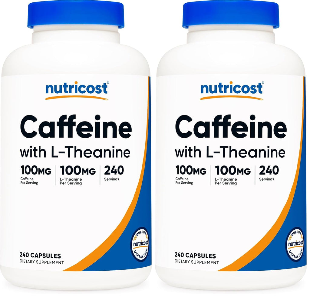 Nutricost caffeine capsules for energy